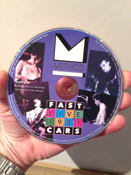 Fast Cars LIVE 1981 CD MR 29 – Method Records and Music